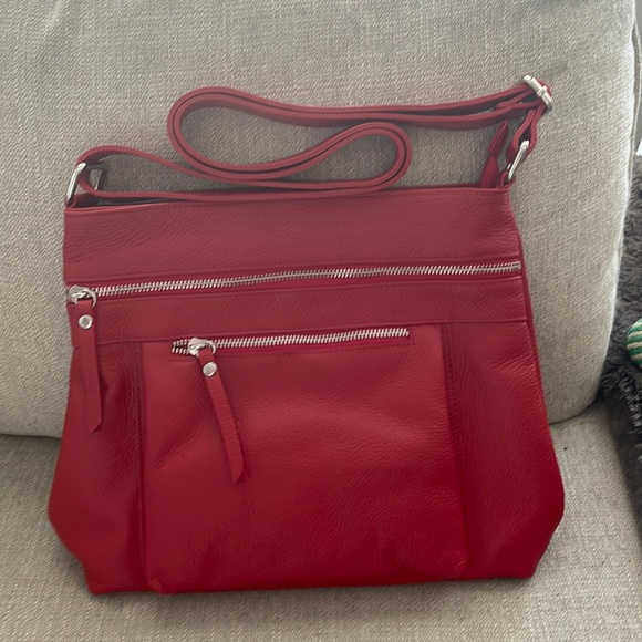 Persaman New York | Bags | Pressman Red Crossover Bag | Poshmark